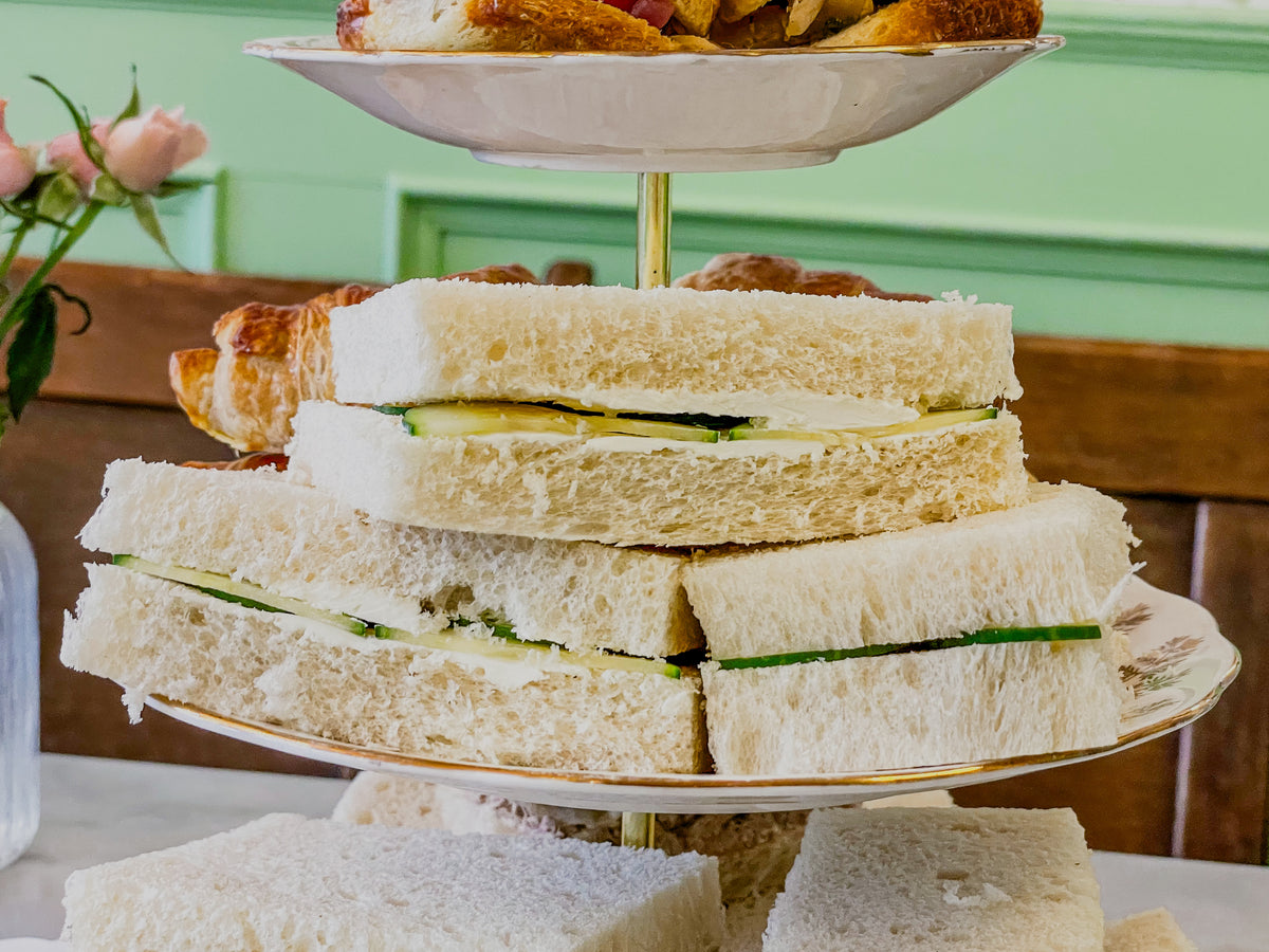 Cucumber and Cream Cheese Mini Tea Sandwiches (1 dozen)– Butter Baked Goods